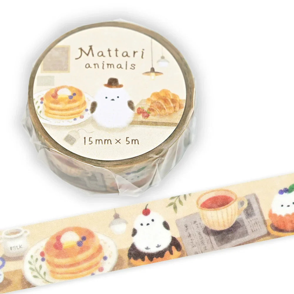 NB Co Washi Tape Long-tailed Tit Bird x Cafe 2315201 – Papermind Stationery